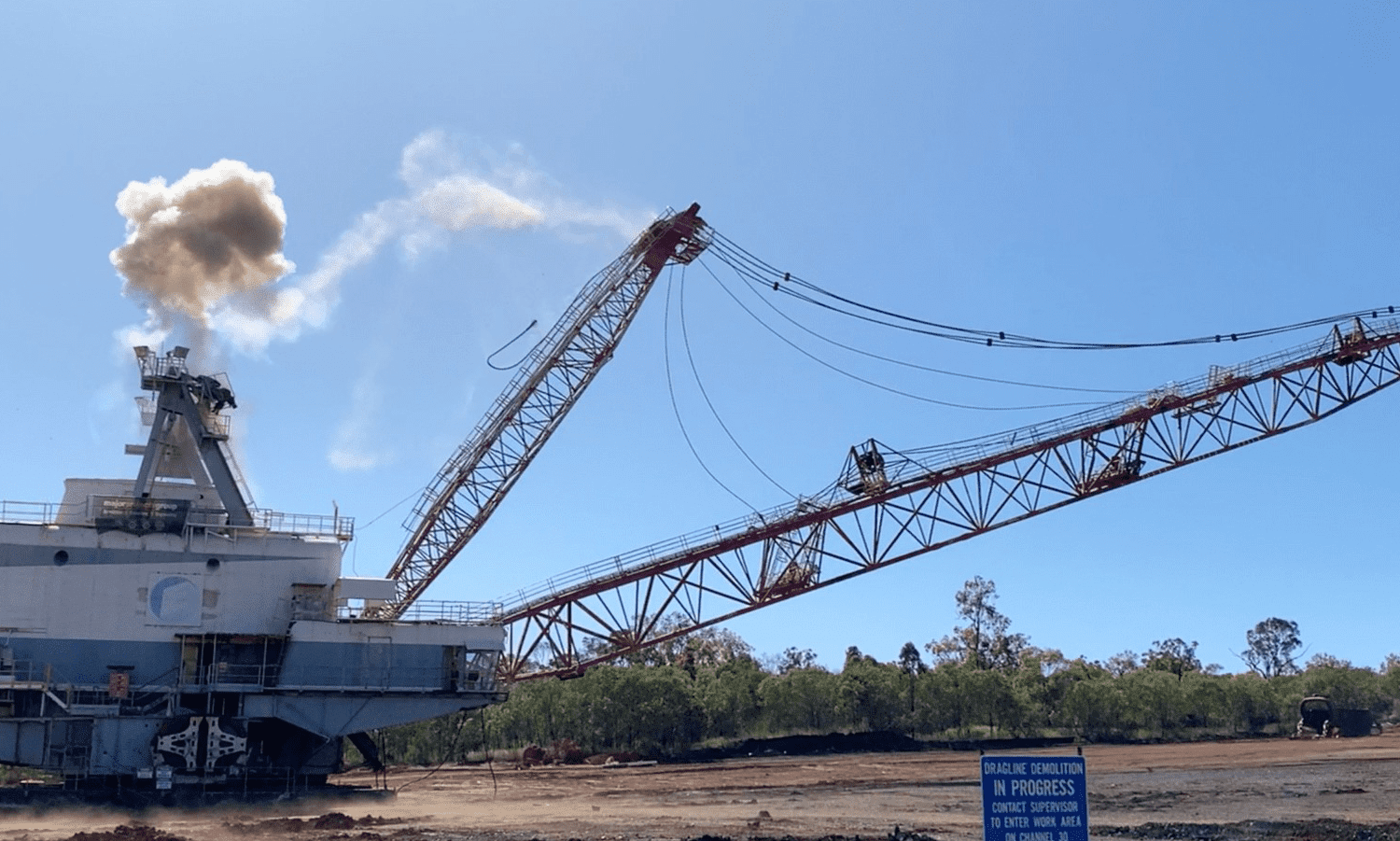 Ensham Resources, Dragline DLO3 Demolition - Comet, QLD