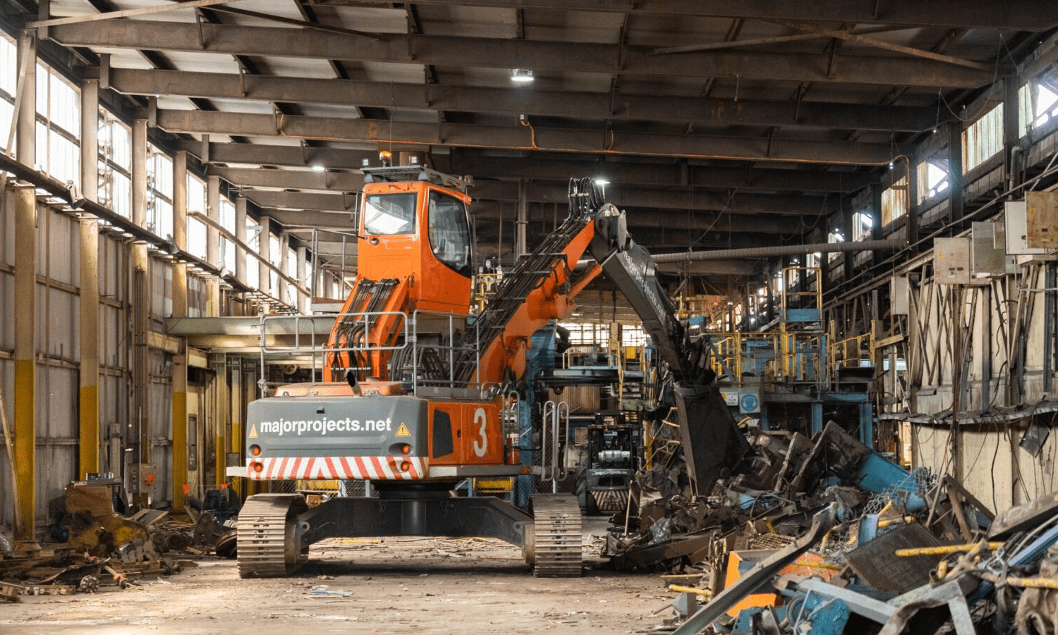 Infrabuild, Demolition of the Galvanising Line and East Mill Mayfield ...